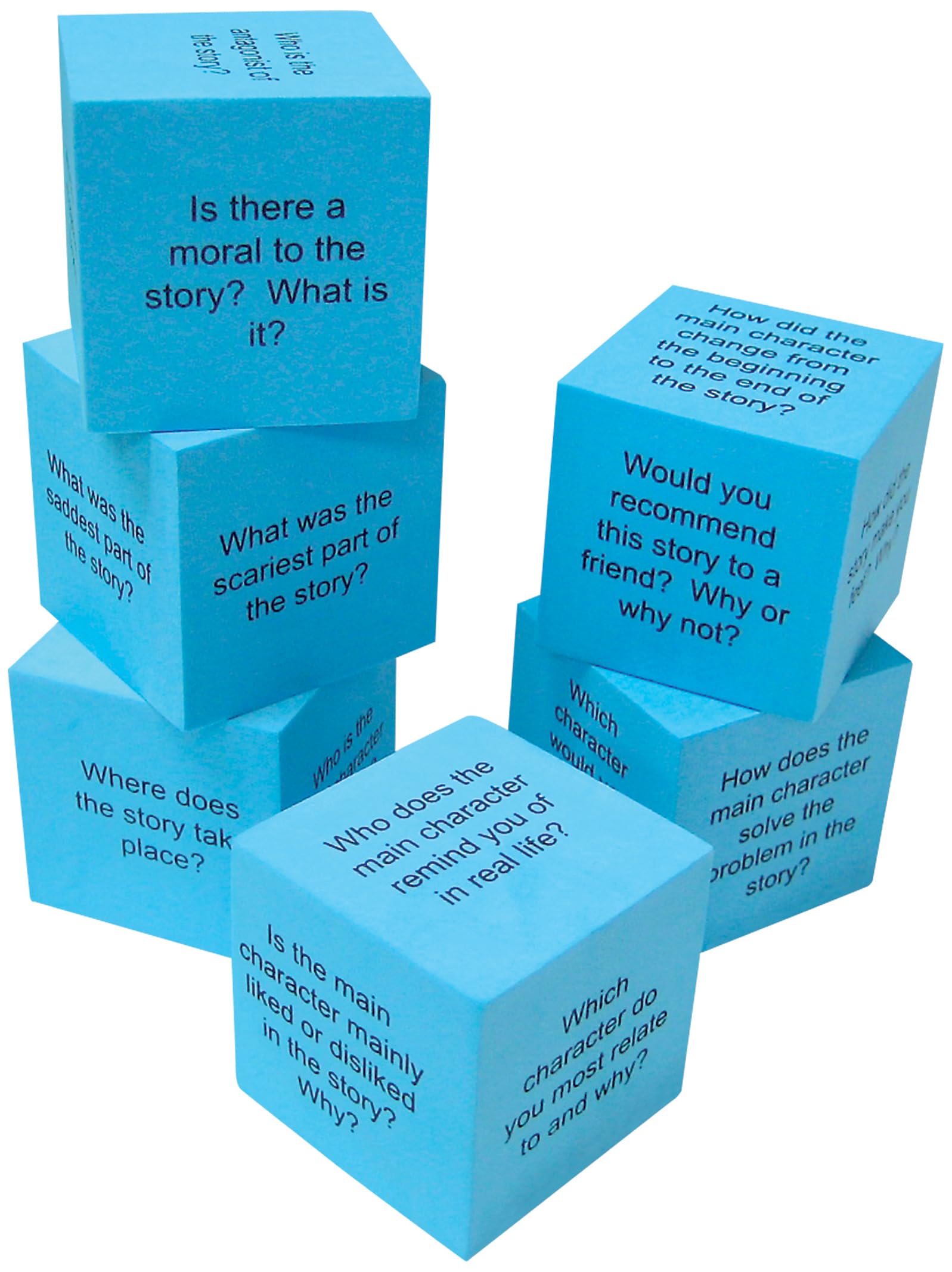 Teacher Created Resources 20634 Foam: Reading Comprehension Cubes