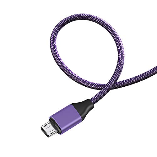 2 Pack 6.6Ft Micro Charging Cable Cord Replacement for Samsung Galaxy Tab A 10.1(2016); 8.0", 7.0", 9.7"; Tab S/S2; Tab E, 4, 3 SM-T290/550/580/387/350/800 Galaxy J7/J8/S7/S6 Charger Cables (6.6 Ft)