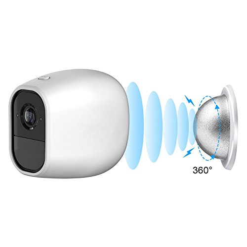 Skylety Security Wall Mount, Metal Magnetic Mount Compatible with Magnetic Arlo, Arlo Pro, Arlo Pro 2, White, Arlo Accessories (3 Pack)
