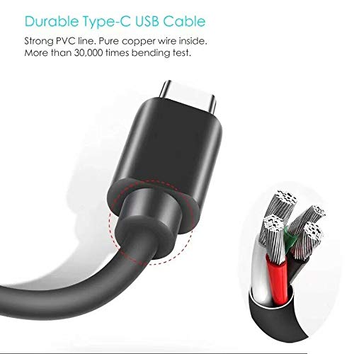 USB C Cable Charger Charging Cable Cord Compatible for Samsung Galaxy Buds+ Plus SM-R175,Galaxy Buds Pro 2 Pro 2, Galaxy Buds Live SM-R180,Skullcandy Indy Evo, Push Ultra Sesh Evo Earbuds Headphones