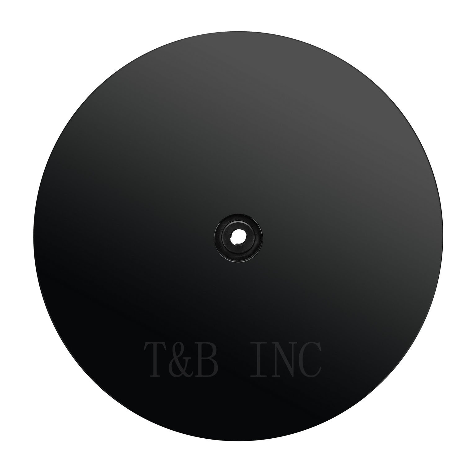 TamBee 8 inch Lazy Susan Turntable Organizer Acrylic for Spice Rack Table Cake Kitchen Pantry Decorating Black