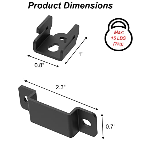 Vdsvksd Soundbar Mount for Vizio Sound Bar Mounting Brackets, Speaker Wall Mount for Sony Sound Bars Mounts Under TV, Surround Speaker Brackets for Samsung Soundbars and More