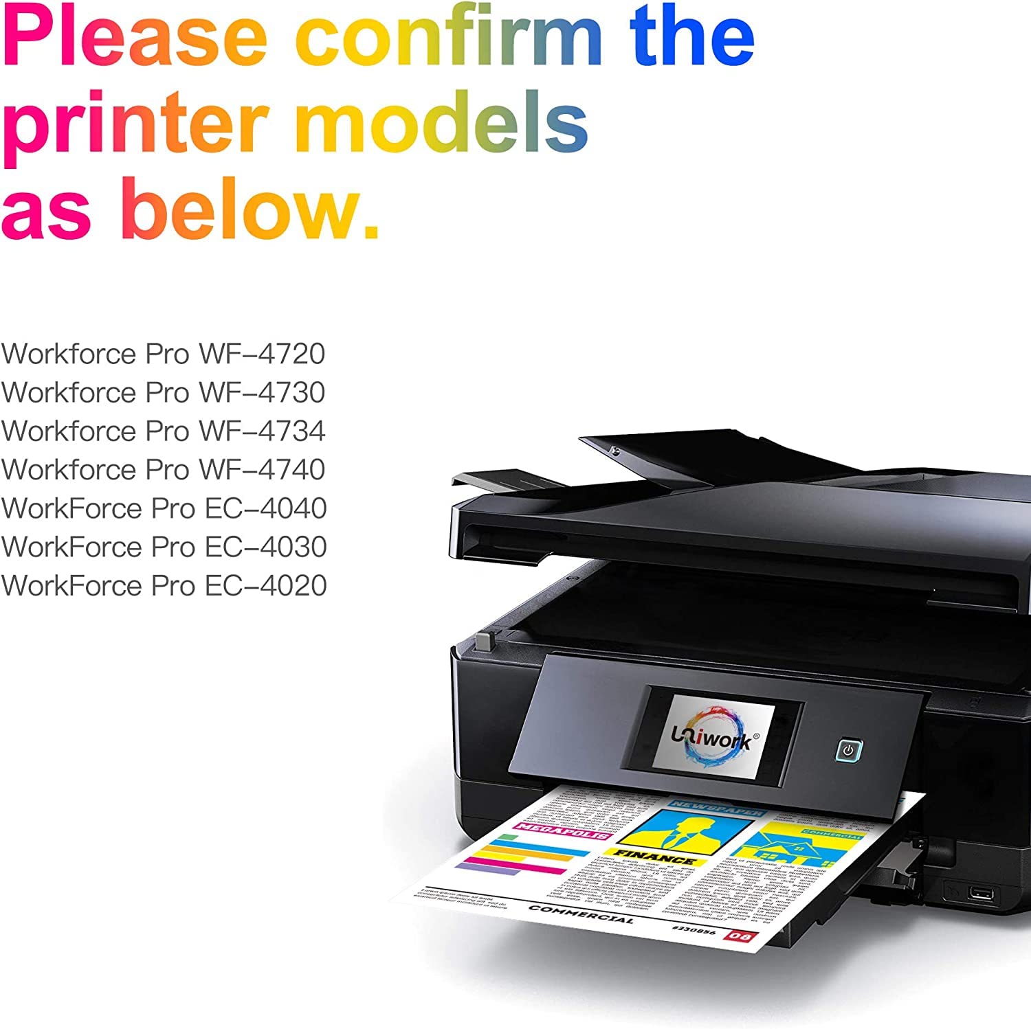 802XL Ink Cartridge, Remanufactured 802 Ink Cartridge Replacement for Epson 802XL 802 XL Ink Cartridge Combo Pack T802XL use for Workforce Pro WF-4740 WF-4730 WF-4720 WF-4734 EC-4020 EC-4030 (4 Pack)