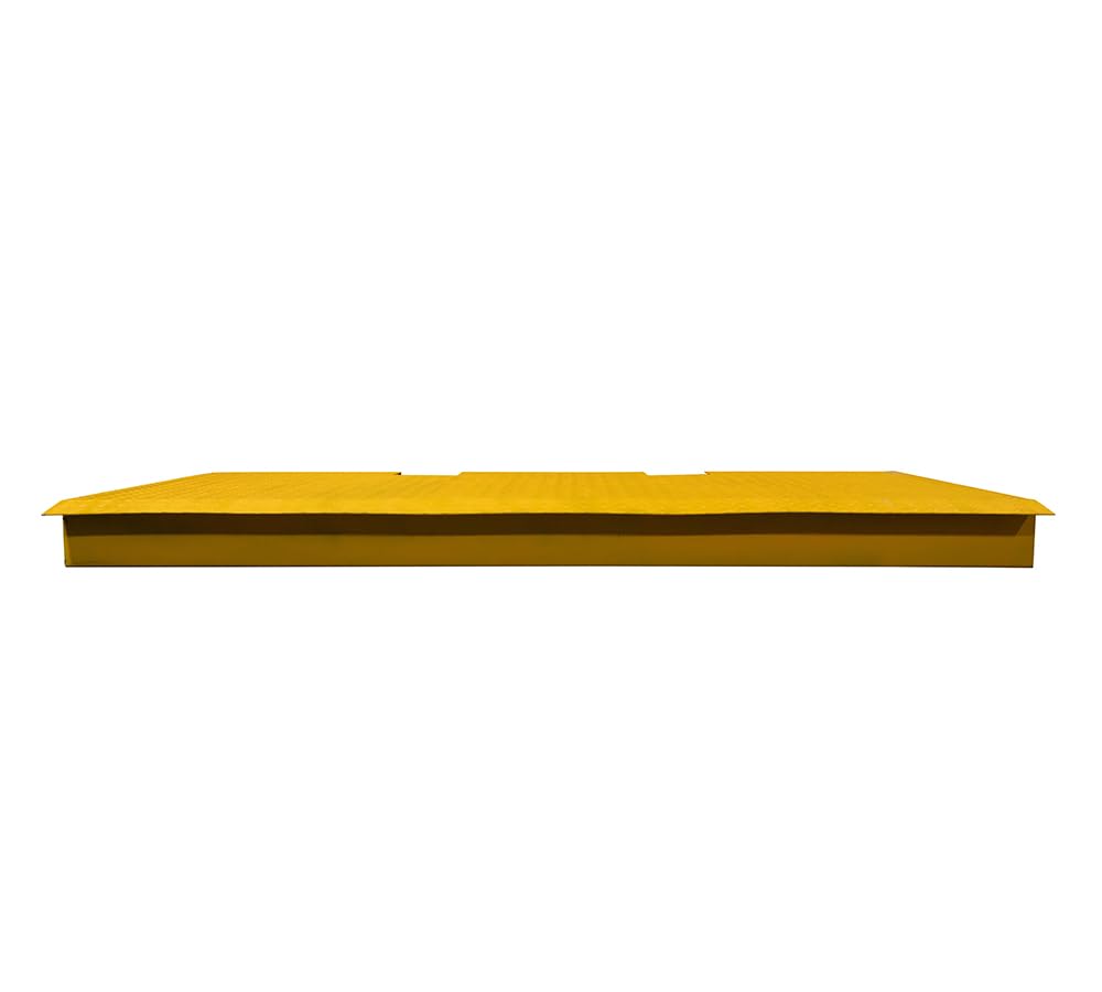 Mytee Products 49"x86" Heavy Duty Shipping Container Loading Ramps, 14,000 Lbs Capacity - Forklift Compatible Cargo Container Ramp for Loading & Unloading - Made with HD 10 Gauge Steel