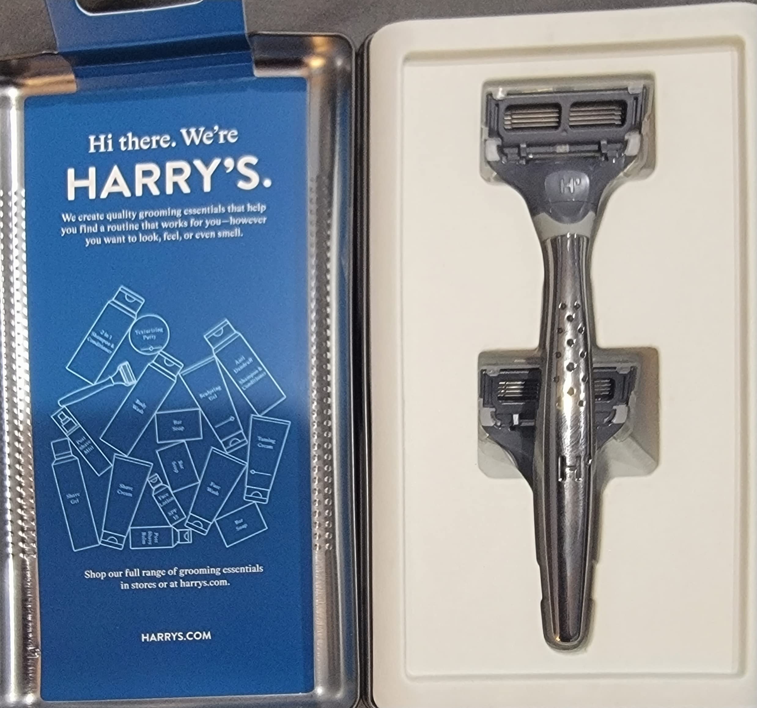 Harry's Craft Handle, White, Rubber, Contemporary, Men's Grooming, Men, Sensitive Skin, Modern Style