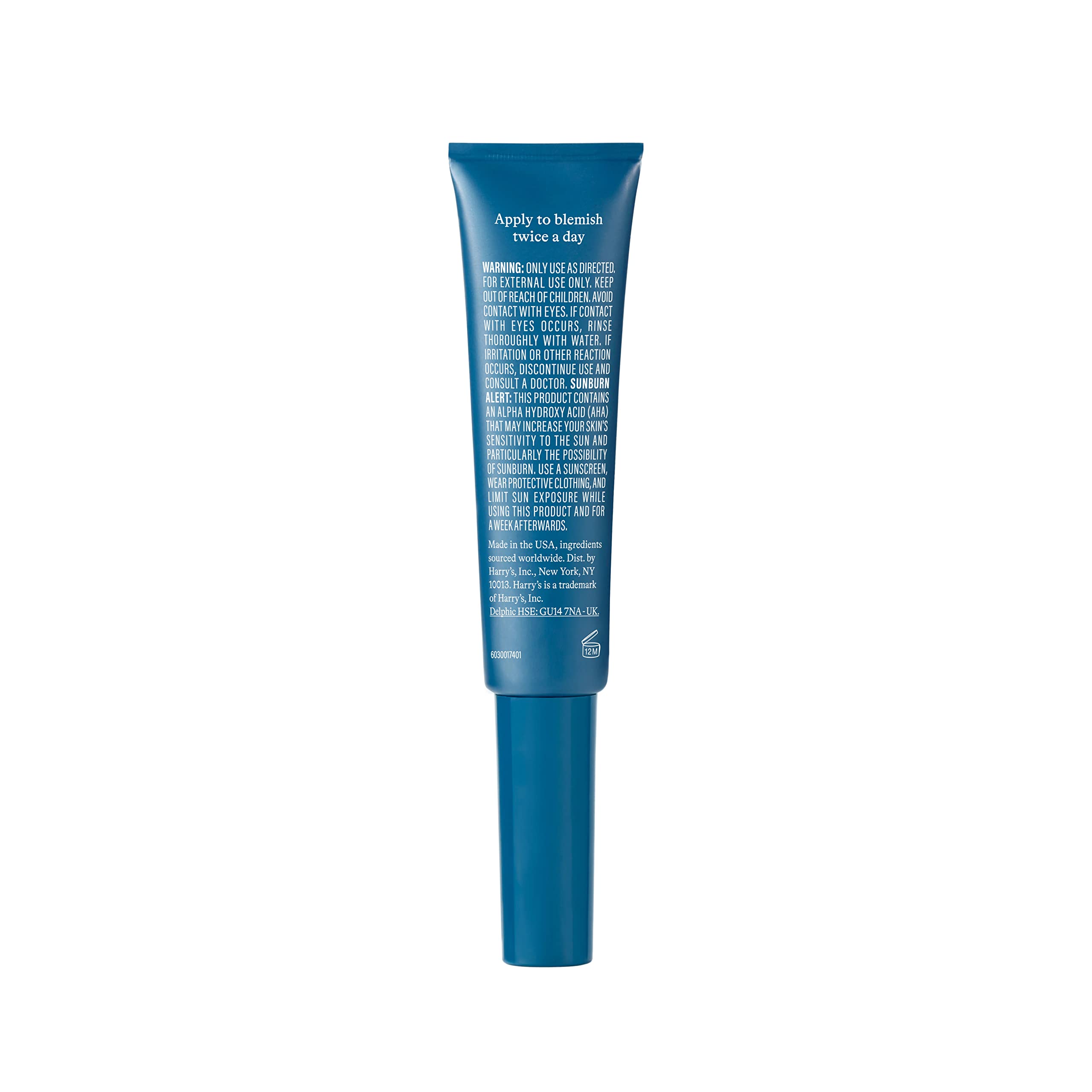Harry's Targeted Blemish Treatment, Skincare Stuff to Calm Blemishes & Reduce Visible Redness, 0.4 Fl Oz, 2 Pack