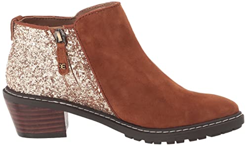 Sam Edelman Girls Pryce Mini Ankle Boot Frontier Brown/Jute 2 Medium