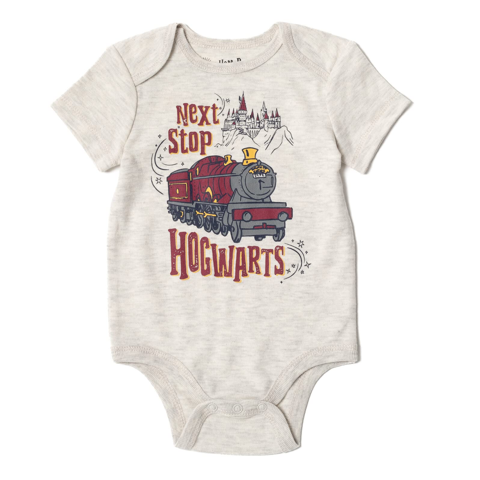Harry Potter Infant Baby Boys Fleece Pullover Hoodie Bodysuit and Pants 3 Piece Outfit Set Maroon 12 Months