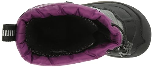 KEEN Snow Troll Insulated Waterproof Pull On Winter Boots, Charisma/Silver, 2 US Unisex Big Kid