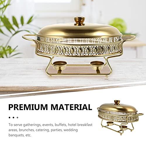 Stainless Steel Chafing Chafing Dish Buffet Set Stock Pot Buffet Warming Tray Buffet Dish Oval