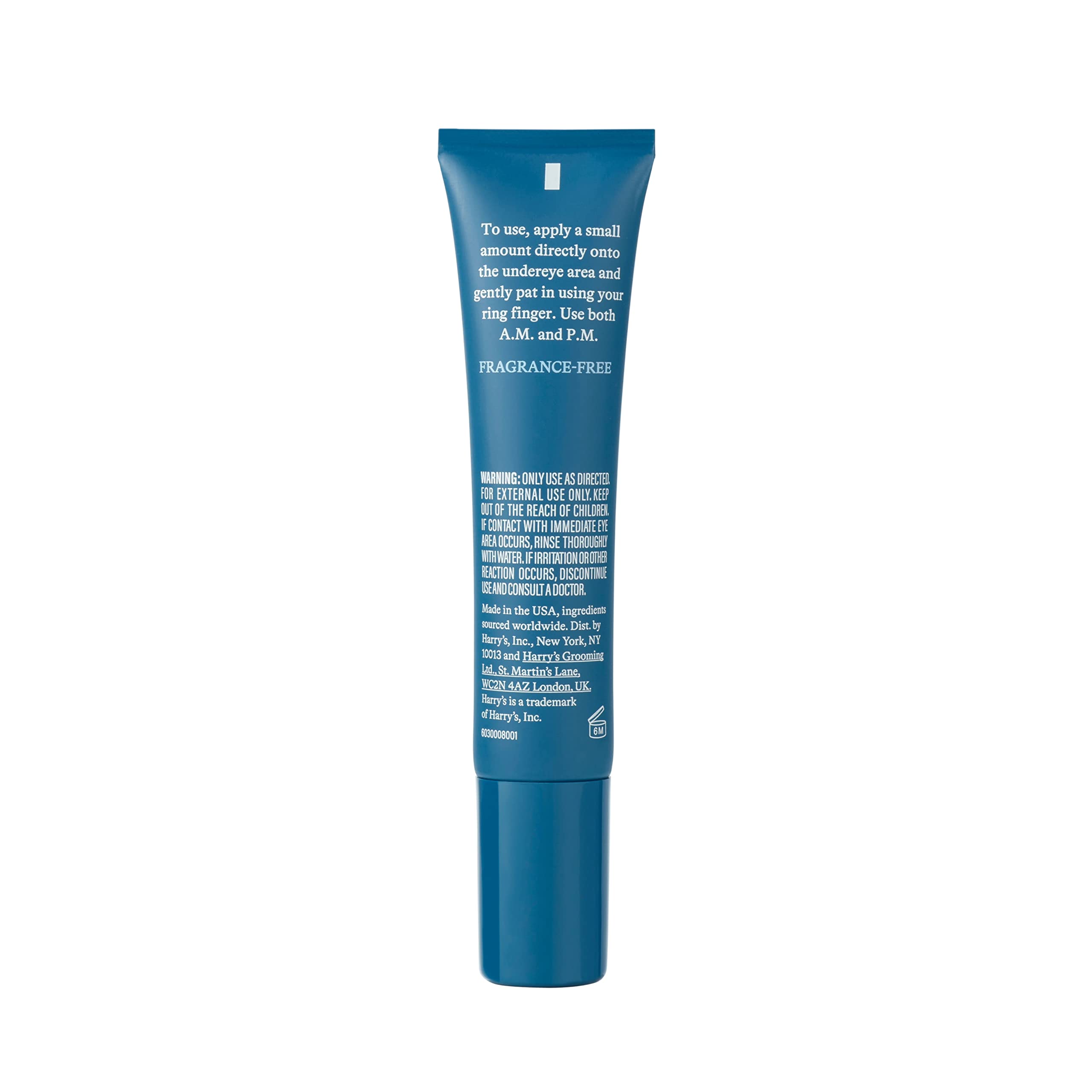 Harry's Brightening Under Eye Cream for Dark Circles, 0.5 Fl Oz, 2 Pack