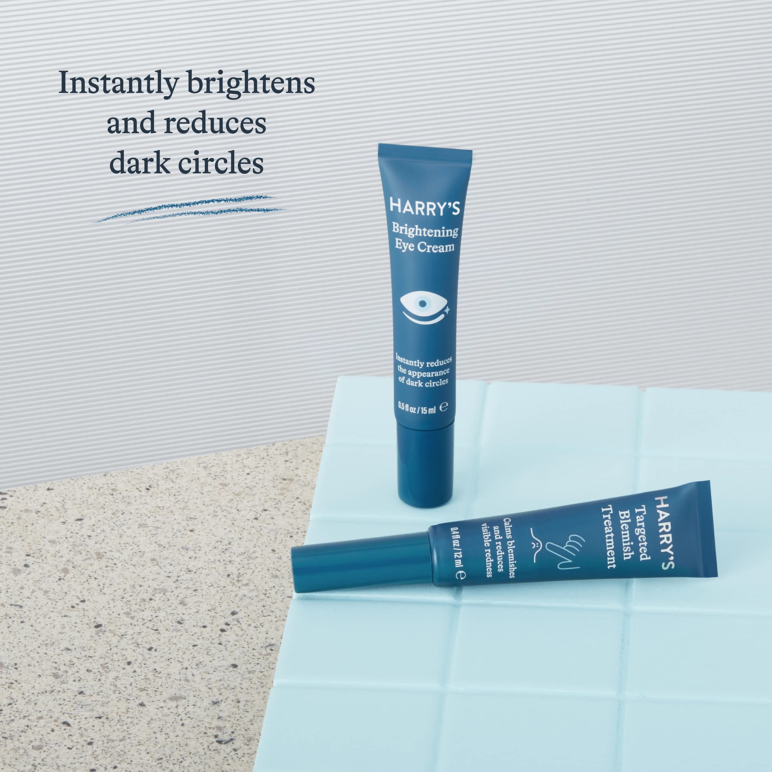 Harry's Brightening Under Eye Cream for Dark Circles, 0.5 Fl Oz, 2 Pack