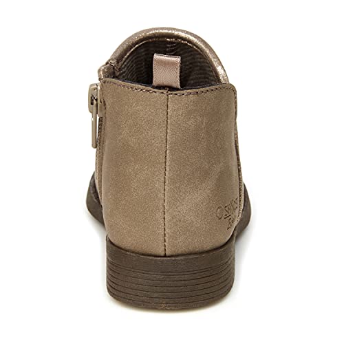 OshKosh B'Gosh Estell Fashion Boot, Taupe, 2 US Unisex Big Kid