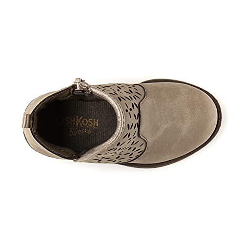 OshKosh B'Gosh Estell Fashion Boot, Taupe, 2 US Unisex Big Kid