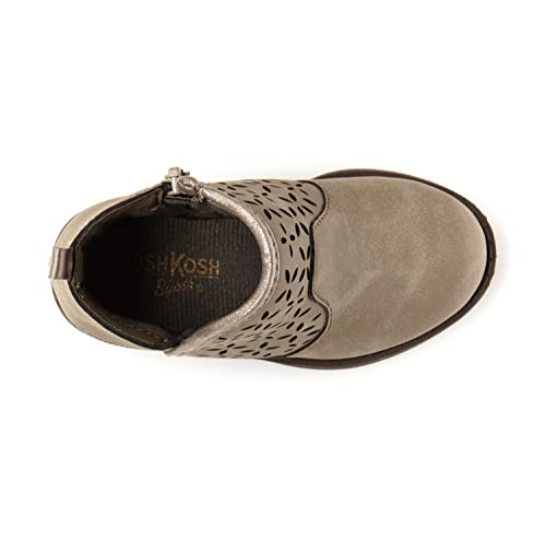 OshKosh B'Gosh Estell Fashion Boot, Taupe, 2 US Unisex Big Kid
