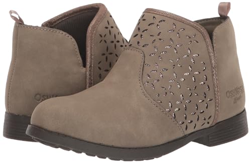 OshKosh B'Gosh Estell Fashion Boot, Taupe, 2 US Unisex Big Kid