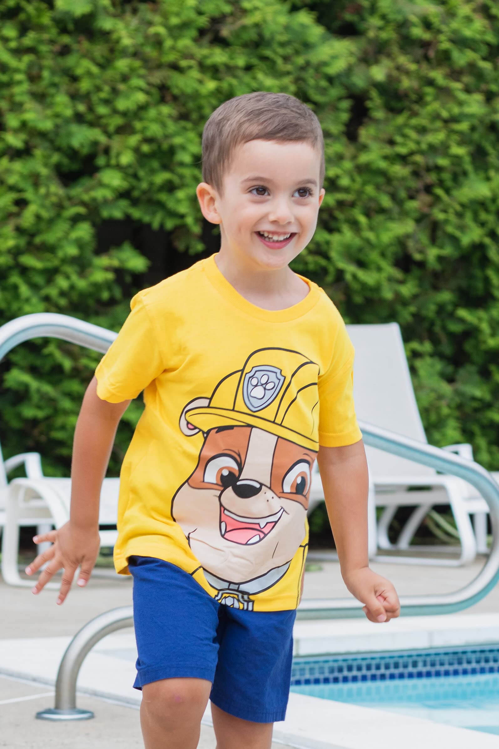 Nickelodeon Paw Patrol Marshall Rubble Rocky Chase Big Boys 4 Pack Graphic T-Shirts Chase, Marshall, Rubble & Rocky 8