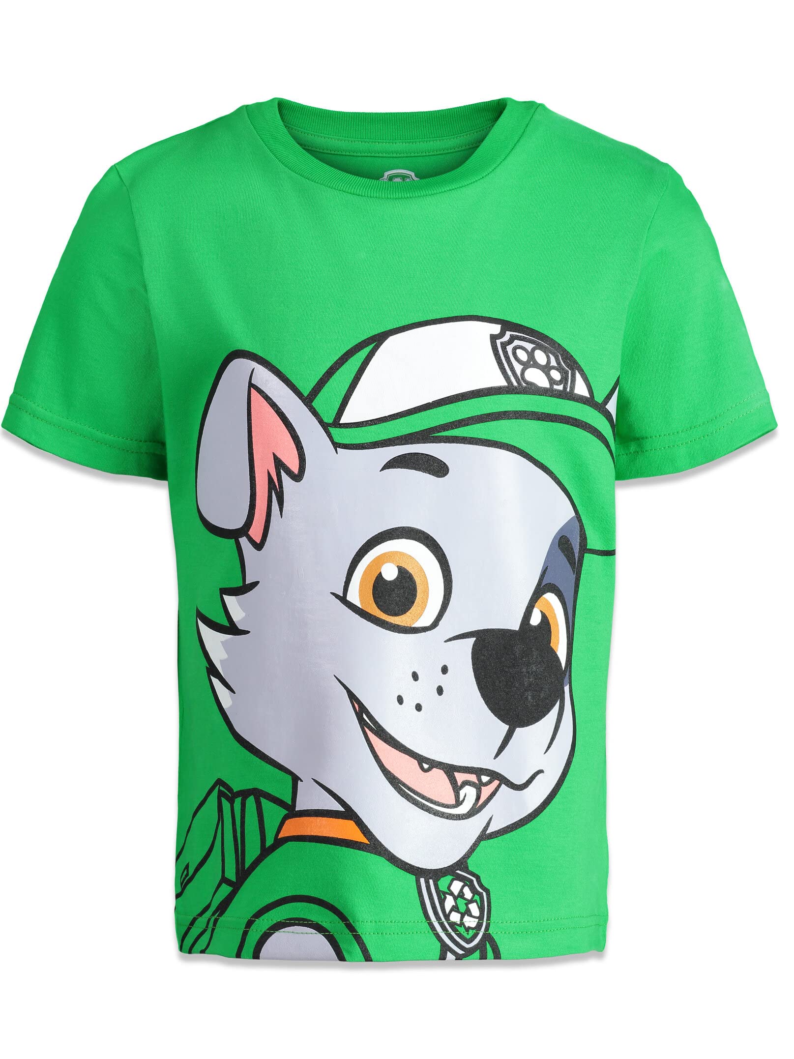 Nickelodeon Paw Patrol Marshall Rubble Rocky Chase Big Boys 4 Pack Graphic T-Shirts Chase, Marshall, Rubble & Rocky 8