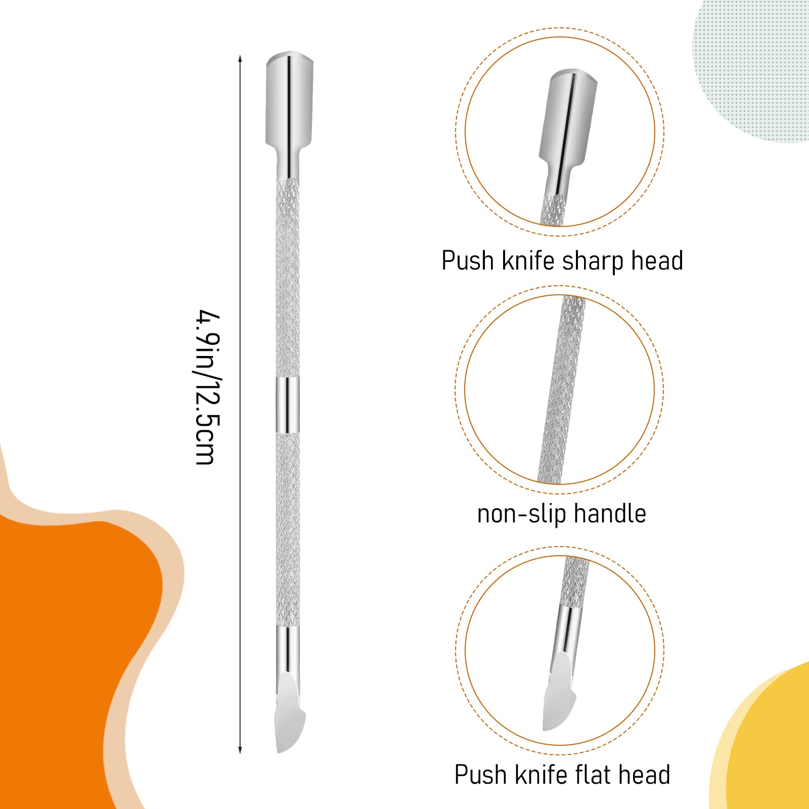 100 Pcs Nail Polish Remover Foil Nail Wraps Soak off Foils Cotton Pads Aluminium with Cuticle Pusher Aluminium Foil Nail Remover with Pre-attached Lint-free Pads100 Pcs Foil Nail Wraps Soak off Foils