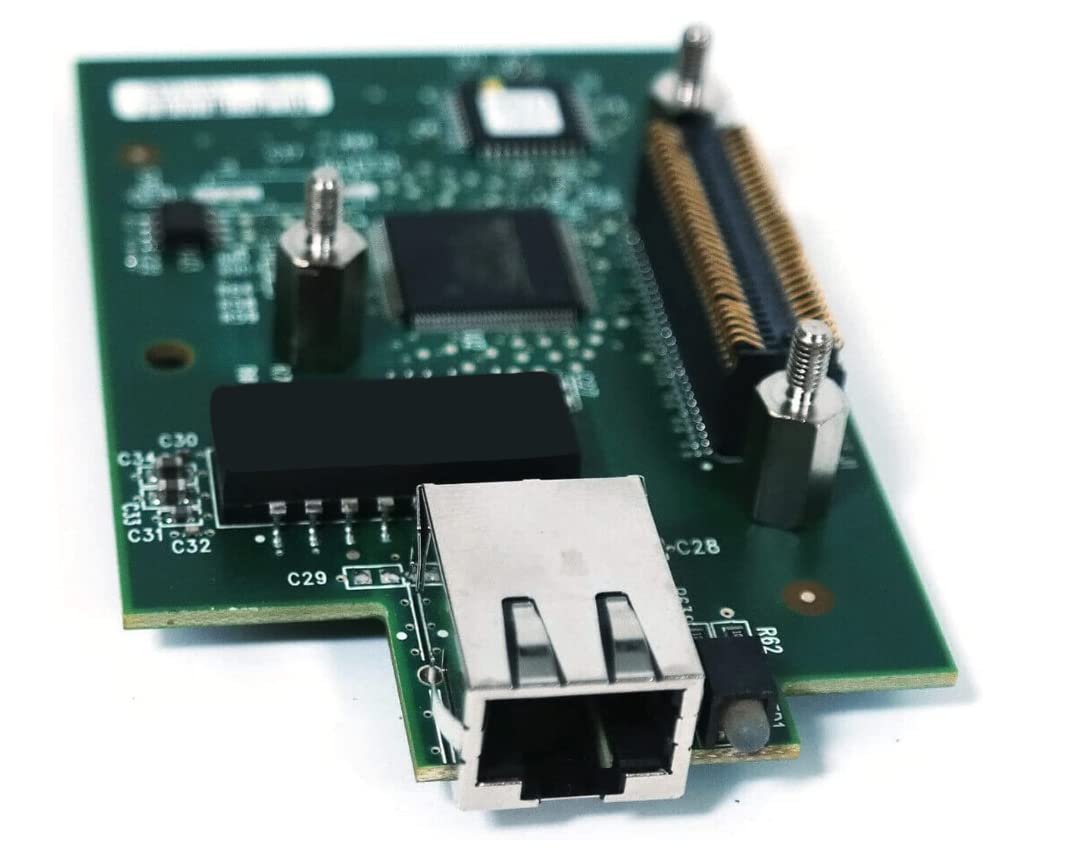 Tekswamp Network Card for Zebra ZM400 ZM600 110XI4 105SL Plus 105sl + 170Xi4 220Xi4 Xi4 XI & ZM Series Printer Server Interface