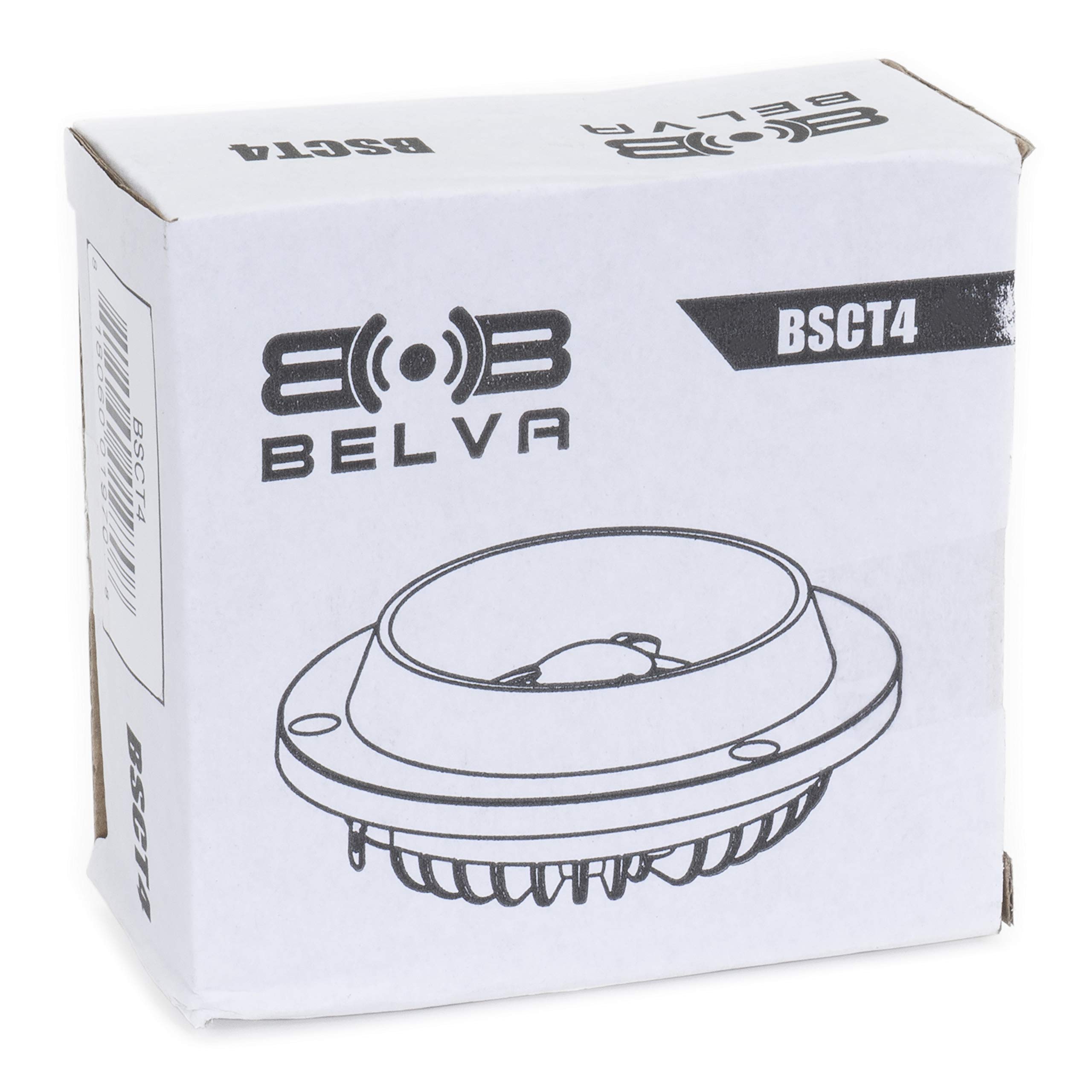 BELVA BSCT4 200 Watt Max 4-Inch Competition Grade Car Audio Super Tweeter (Tweeter Sold Individually)