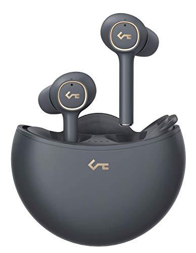 Aipower T18NC Active Noise Cancelling True Wireless Earbuds Bluetooth 5.0, in-Ear Headphones with Charging Case and Touch Control, 24H Playtime, Hi-Fi Sound Quality