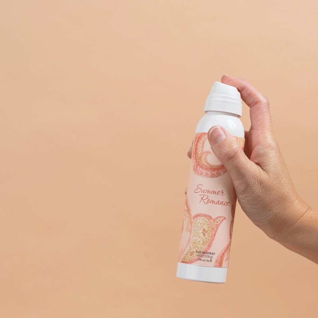 WILLOWBROOK | Fresh Scents Scented Non-Aerosol Room Spray | Summer Romance | Air Freshener for Odor Elimination | Single, 6 oz | Long Lasting Home Fragrance