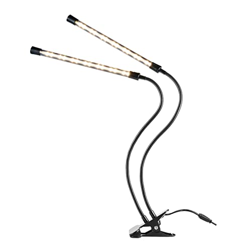 LEDVANCE Full Spectrum Gooseneck LED Indoor Plant Grow Light, 9W, Dimmable, 3000K, with Smart Control and 3' USB Power Cord - 1 Pack (62567)