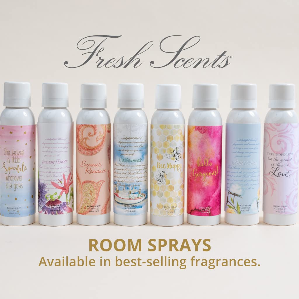 WILLOWBROOK | Fresh Scents Scented Non-Aerosol Room Spray | Summer Romance | Air Freshener for Odor Elimination | Single, 6 oz | Long Lasting Home Fragrance