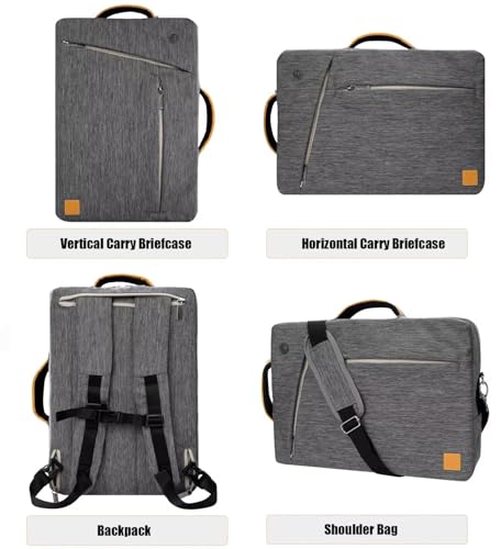 ECCRIS 17.3 in Laptop Shoulder Bag Compatible with Asus Vivobook 17, Zenbook Pro 17, Compatible with Alienware m17 R5 R4, X17 X17 R2