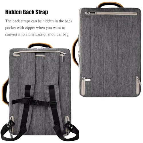 ECCRIS 17.3 in Laptop Shoulder Bag Compatible with Asus Vivobook 17, Zenbook Pro 17, Compatible with Alienware m17 R5 R4, X17 X17 R2
