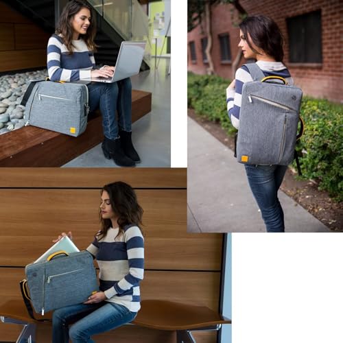 ECCRIS 17.3 in Laptop Shoulder Bag Compatible with Asus Vivobook 17, Zenbook Pro 17, Compatible with Alienware m17 R5 R4, X17 X17 R2