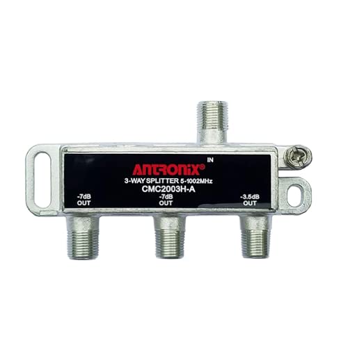 Antronix CMC2003H-A 3-Way Horizontal Splitter -3.5dB -7dB 5-1002 MHz High Performance for Coax Cable TV & Internet