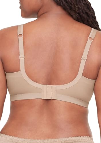 Warner's womens Easy Does It Underarm Smoothing With Seamless Stretch Wireless Lightly Lined Comfort Rm3911a Bra, Toasted Almond, Large US