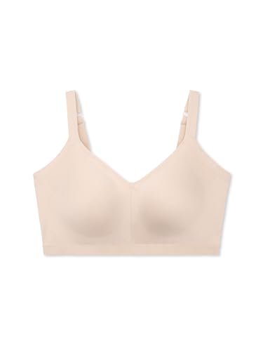 Warner's womens Easy Does It Underarm Smoothing With Seamless Stretch Wireless Lightly Lined Comfort Rm3911a Bra, Toasted Almond, Large US