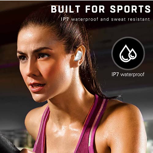 Urbanx Street Buds Live True Wireless Earbud Headphones for Samsung Galaxy Note10 Lite - Wireless Earbuds w/Hands Free Controls - White (US Version with Warranty)
