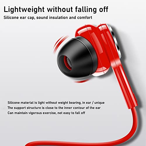 Neckband Bluetooth Headphones,HD Stereo Wireless Sports Earphones,Around Neck Bluetooth Headphones Noise Cancelling Mic,Magnetic Attraction