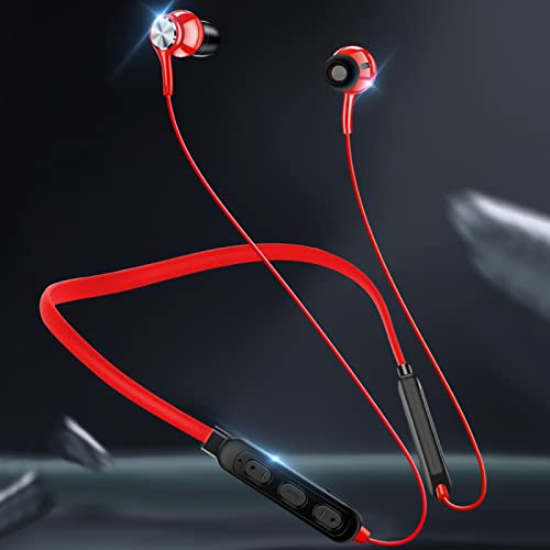 Neckband Bluetooth Headphones,HD Stereo Wireless Sports Earphones,Around Neck Bluetooth Headphones Noise Cancelling Mic,Magnetic Attraction