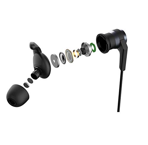 1MORE iBFree In-Ear Earphones Wireless Headphones with Bluetooth 4.2 AAC, IPX 6 Waterproof, Secure Fit, In-Line Mic for Sports Gym Running - New Model Black