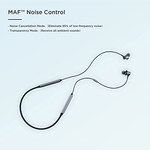 FIIL Driifter Pro Noise Cancelling Magnetic in-Ear Earphones, Sports Bluetooth Earbuds for Gym Running 11 Hours Playtime with Sweatproof and Neckband Design with Foldable Memory Metal, for Work