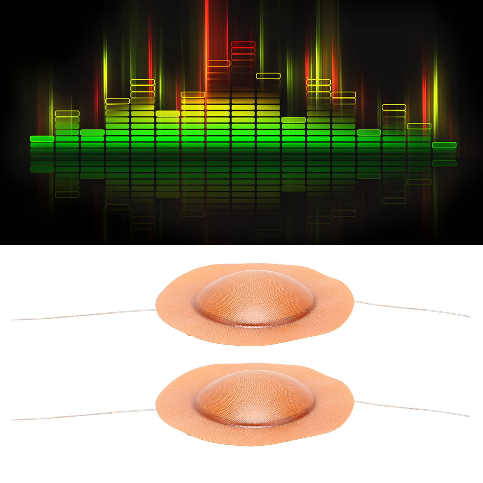 2PCS Tweeter Voice Coil,Tweeter Accessory Speaker Repair Parts,25mm / 0.98in Dome,Soft and Elastic Resin Sound Film Tweeter Voice Coil