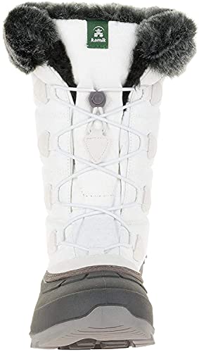 Kamik Women's MOMENTUM2 Snow Boot, white, 8 Medium US