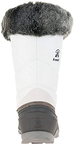 Kamik Women's MOMENTUM2 Snow Boot, white, 8 Medium US