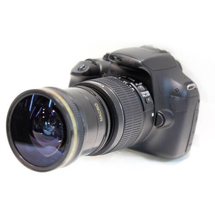 58MM Extreme Sports FISHEYE Lens .X15 for Canon EOS Rebel T2 T3 T4 T5 T6 20D T7 70D