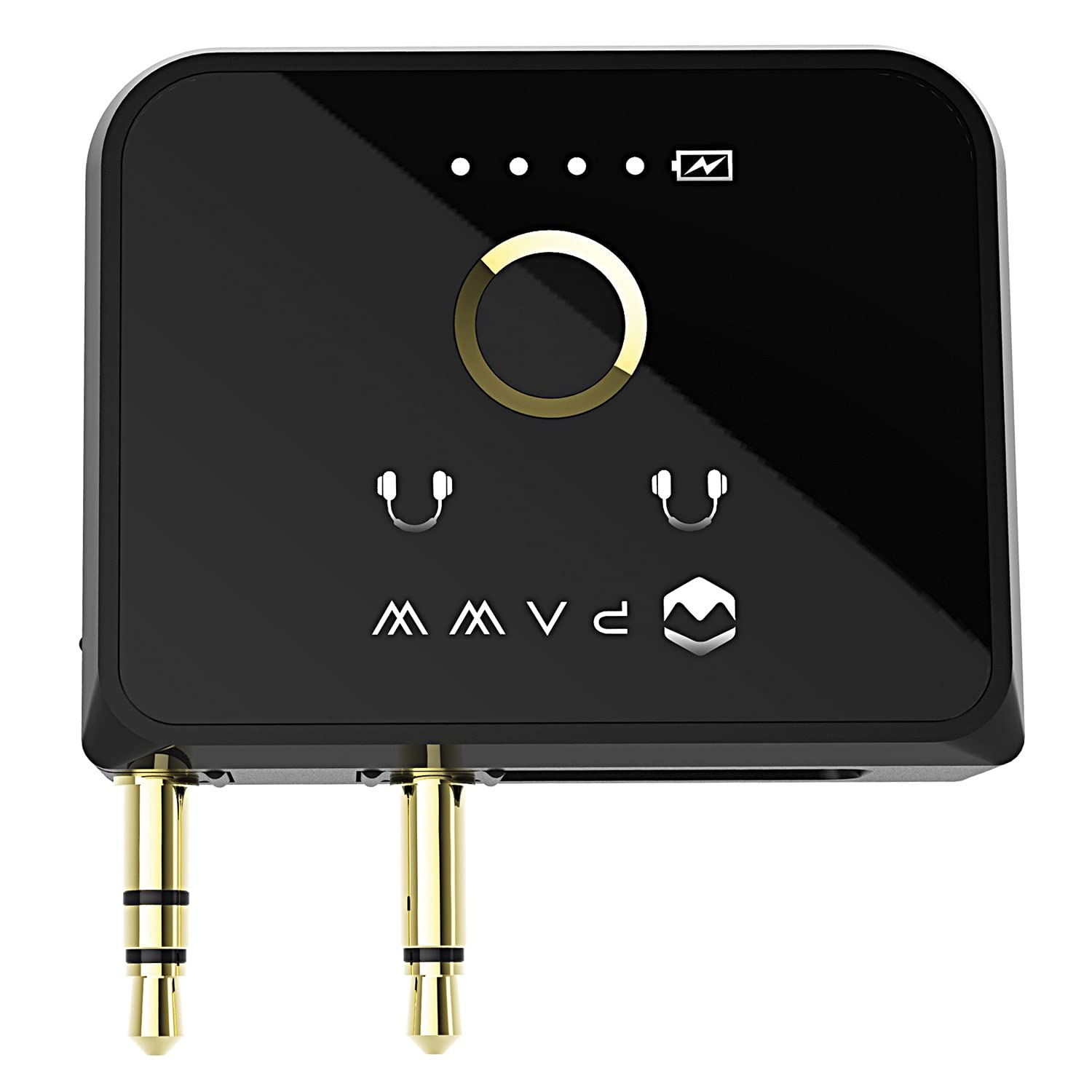 Paww WaveCast Portable Bluetooth 5.0 Audio Transmitter - Fast Charging and Wireless 3.5mm Universal Adapter w/Low Latency - Equipment Link for Audio Receiver, TV, Gaming and Home/Car Music Stereo