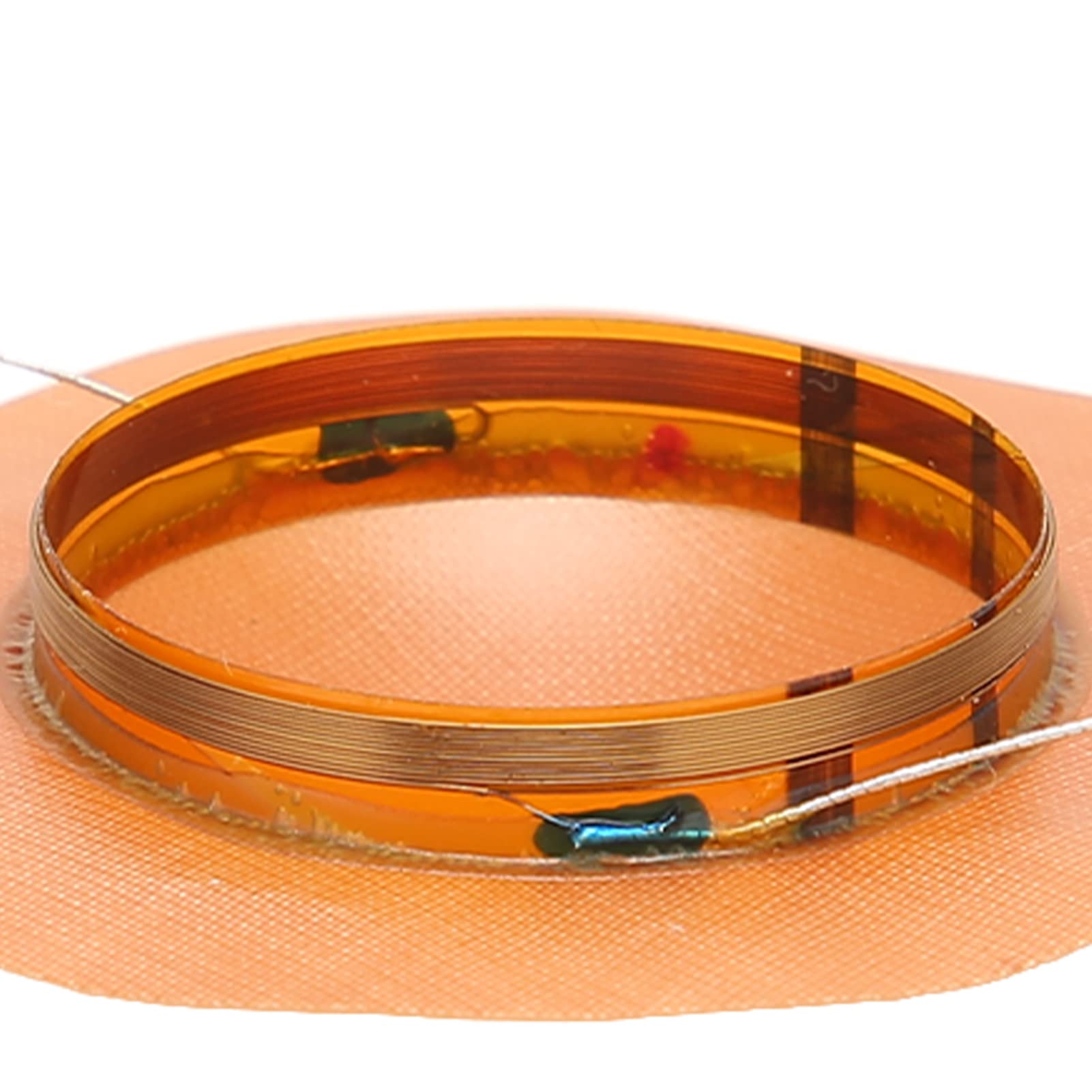 2PCS Tweeter Voice Coil,Tweeter Accessory Speaker Repair Parts,25mm / 0.98in Dome,Soft and Elastic Resin Sound Film Tweeter Voice Coil