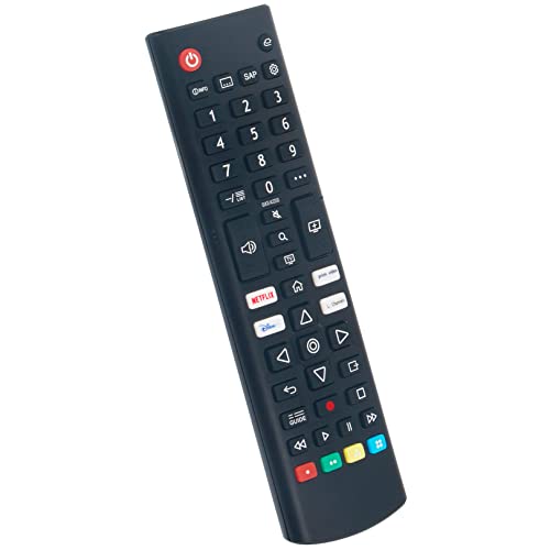 AKB76037601 Replace Remote Control fit for LG TV 2021 Model LED HD 4K Smart UHD HDTV with Prim-Video Disny Netflx Channels Buttons 43UP7000PUA 32LM627BPUA 32LM577BPUA 43UP8000PUR 50UP8000PUR