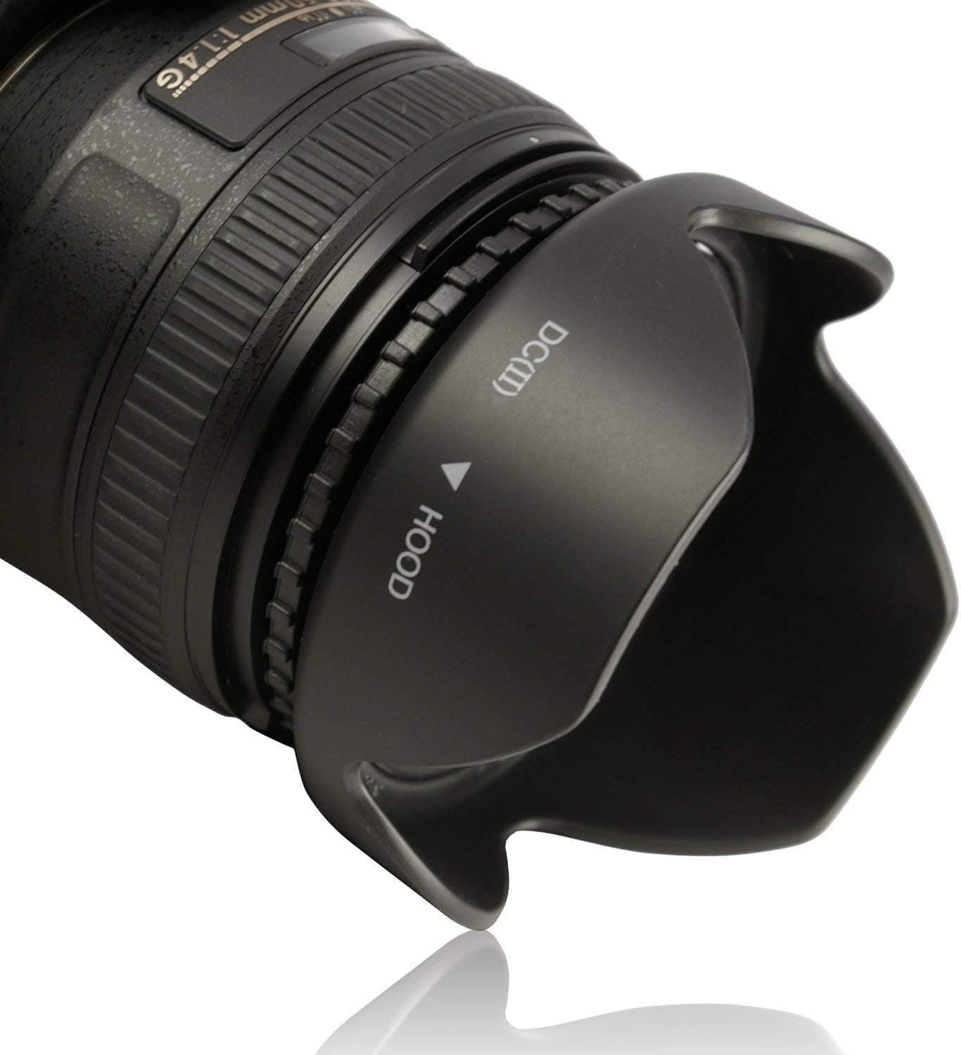 58mm Digital Tulip Flower Lens Hood For Canon Digital EOS Rebel SL1, T1i, T2i, T3, T3i, T4i, T5, T5i EOS60D, EOS70D, 50D, 40D, 30D, EOS 5D, EOS5D Mark III, EOS6D, EOS7D, EOS7D Mark II, EOS-M Digital SLR Cameras Which Has Any Of These Canon Lenses 18-55mm
