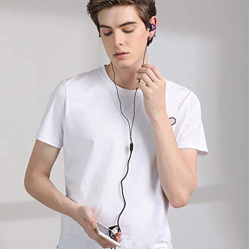Docooler QKZ VK4 3.5mm Wired Headphones in-Ear Sports Headset Music Earphone in-line Control with Mic Detachable Replaced Cable