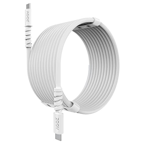 AGOZ 20ft Extra Long USB C to USB C Cable Fast Charger Cord Compatible with MacBook Air, MacBook Pro, iPad Air 5th 4th Gen, iPad Pro 12.9" 6th 5th 4th 3rd Gen, iPad Pro 11"